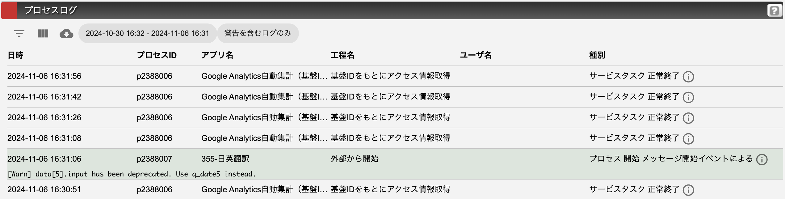 process-log-warning – Questetra Support